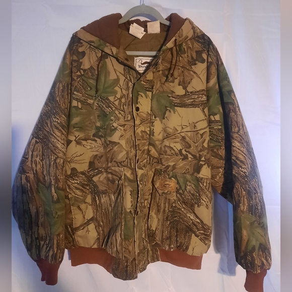 Duxbak | Jackets & Coats | Vintage Duxbak Brown Realtree Camo Bomber Jacket Size 2xl Pockets ...